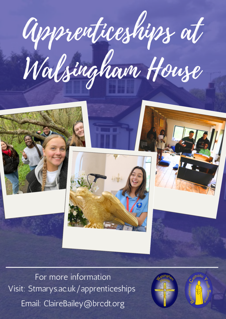 Apprenticeship Opportunity At Walsingham House - Brentwood Catholic Youth Service