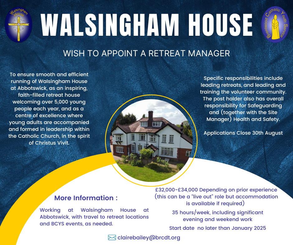 Vacancies - Brentwood Catholic Youth Service